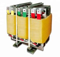 China Iron Core Three Phase Reactor 630KW 1200A 380V/690V with Class H Insulation and 0.01mH Inductance for sale