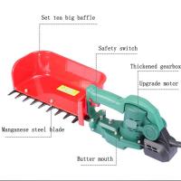 China 20mm Mini Tea Leaf Harvesting Machine Garden Electric Tools For Tea Leaf 300MM for sale