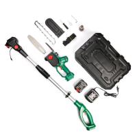 China Long Handle Mini Battery Powered Electric Chainsawmulti Angle Pole Saw For Tree Trimming for sale