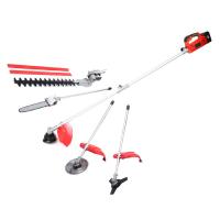 China Long Handle Cordless Electric Saw For Trees 21V Portable Telescopic Pole Chainsaw for sale