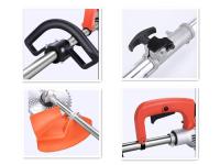 China 130L 8500rpm Cordless Grass Cutter Straight Shaft String Trimmer Less Fatigue Anti Vibration for sale