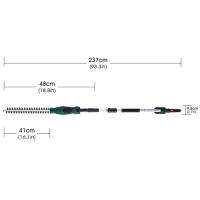 China 550w 450mm Long Reach Long Pole Hedge Trimmer Pruner For Tree Branch for sale