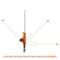 China 6.5KG Lightweight Long Reach Electric Hedge Trimmer Cutters Telescopic Hedge Shears for sale