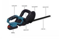 China 20V Protable Rechargeable Hedge Trimmer 1750r/Min Tree Handheld Cordless Double Action Blade for sale