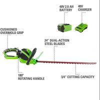 China 21V Cordless Electric Rechargeable Hedge Trimmer Li-Ion Battery for sale