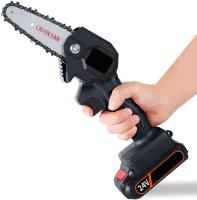 China 6in 21V Mini Small Battery Handheld Chainsaw Machine Mills Wood Cutting Lithium Prunner for sale
