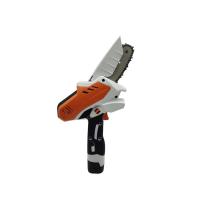 China 40V Share Cordless Hand Held Electric Chain Saw 14 Inch Brushless Portable Battery 150mm for sale