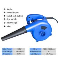 China 20V 3 In 1 Electric Garden Blower Adjustable Tubes Electric Handheld Leaf  50 To 130MPH for sale
