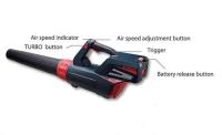 China 4.0Ah 1.8A Cordless Electric Garden Blower Rechargeable Electric Leaf 13000R/Min for sale