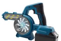 China Cordless Electric Garden Blower Battery Powered Electric Leaf Vacuum 20V 2.0Ah 680W for sale