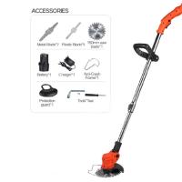 China 36V 4Ah Batteries Cordless Grass Cutter Lightweight Bush Cutting Machine Electric For Lawn for sale