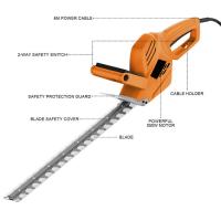 China 20V Cordless Electric Small Battery Long Reach Hedge Trimmer 450MM Blade for sale