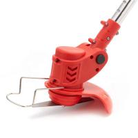 China 24V 450w Lithium Commercial Electric Lawn Mower Telescopic Hand Held Grass Cutting Machine for sale