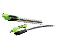 China 24V Long Reach Rechargeable Hedge Trimmer for sale
