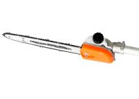 China 36V 12AH Lithium Electric Telescopic Tree Saw Long Handle Electric Chainsaw for sale