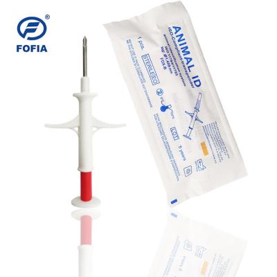 China 2.12mm Bioglass Dog ID Microchip Injectable 134.2khz Animal Transponder for sale