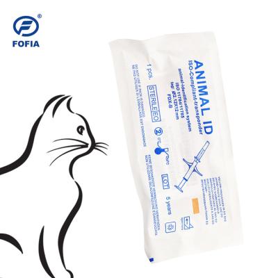 China 134khz Animal ID Tracking Microchip 2.12mm EM4305 LF Tag For Farm for sale