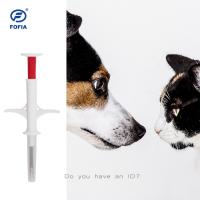 China RFID Animal ID Tracking Microchip Pets Injection ICAR Certified With 4 Barcode Stickers for sale