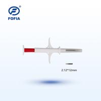 China ICAR Code Injectable Microchip Animal Tracking Tag For Pets Identification 2.12 / 1.4mm for sale