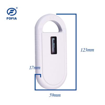 China 24/7 OLED Animal ID Microchip Scanner Reader 134.2KHz With English Operation Language for sale