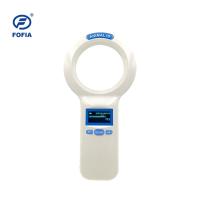 China Handheld RFID Microchip Scanner 134.2khz USB Animal Reader For Cattle White Color for sale
