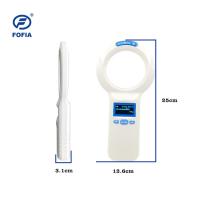 China Handheld RFID Microchip Scanner 134.2khz USB Animal Reader For Cattle White Color for sale