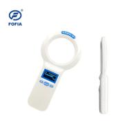 China Animal Tracking Chip Reader With 1000 Data Memory USB Cable AA Battery for sale