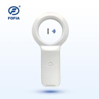 China 134.2Khz RFID Reader For Animal Management 12 Languages OLED Display Blue Button for sale
