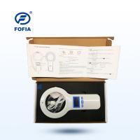 China 134.2Khz RFID Reader For Animal Management 12 Languages OLED Display Blue Button for sale