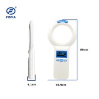 China OLED Screen RFID Handheld Reader 1000 Records Data Storage 3 AA Power Supply for sale