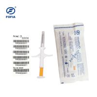 China 134.2kHz FOFIA Dog Temperature Tag ISO Microchip With Temperature Detecting Tech for sale
