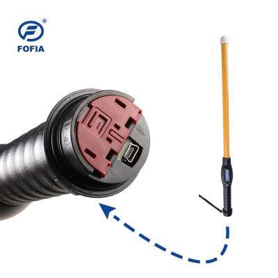 China ISO11784/5 FDX-B Animal Stick Cattle Ear Tag Reader 134.2KHZ Yellow Black Color for sale