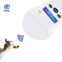 China Barcode Animal Identification Scanner RFID Reader 134.2khz 22 Cm for sale