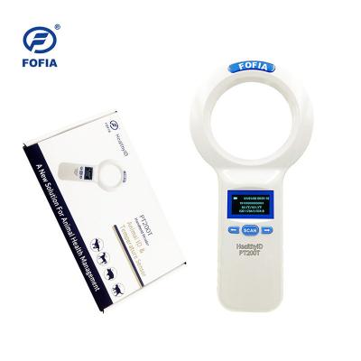 China 1000 ID Animal Temperature Microchip Scanner Reader For Dog And Cats for sale