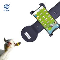 China Cattle Bluetooth Ear Tag Reader For Farm 134.2khz Rfid Lithium Battery for sale