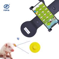 China Animal ID Scanners RFID Ear Tag Reader For Cattle On Farm 134.2khz ISO Standard for sale