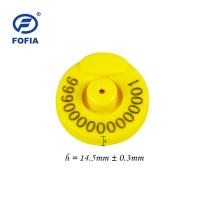 China ISO Smart Ear Tag For Cow ICAR Approved Unshard Code Unique 15digit ID Number for sale