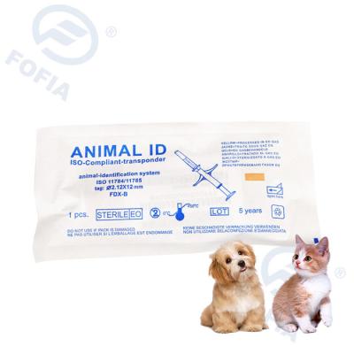 China Dog RFID ISO Transponder Microchip , Pet Tracking Microchip ICAR Number for sale