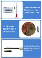 China ICAR Certified A new generation of 2-in-1 Sterilized  implantable Identification  Microchip for All Kinds of Animals ZS006 for sale