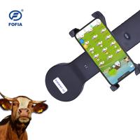 China Bluetooth Cattle Ear Tag Reader Portable With Lithium Battery , Black Color for sale