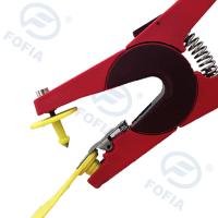 China Red Color Sheep / Goat Ear Tag Applicator ET915 Ear Tag Exclusive Use for sale