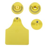 China Printing Electronic Ear Tags Animal 134.2KHz 30.6 Mm For Livestock for sale