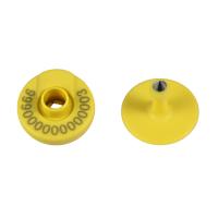 China 134.2Khz Customized EM4305 Chip RFID Animal Ear Tag For Livestock Pig Sheep Cattle for sale