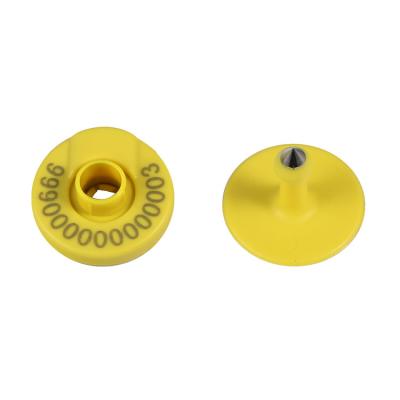 China 134.2Khz Customized EM4305 Chip RFID Animal Ear Tag For Livestock Pig Sheep Cattle for sale
