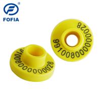 China Small Electronic Ear Tags Low Frequency 24mm For Piglets 134.2KHz for sale