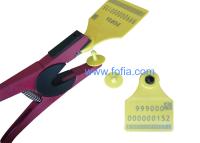 China New FOFIA Aluminum Alloy Farm Animal Ear Tag Applicator with Laser Coding for Cattle Pig Sheep & Horse Ear Tags 3-Month Warranty for sale