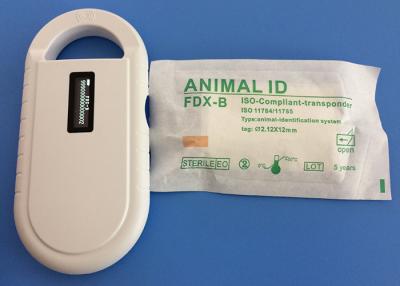China Pet ISO Transponder Microchip IP67 With 134.2khz Frequency 10 Years Guarantee Injectable Transponders for sale