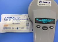 China CE 134.2khz Microchip Dog Scanner , RFID Smart Reader With LCD Display for sale