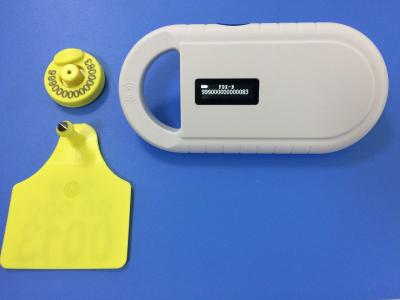 China Sheep / Livestock Ear Tags Custom For Farm Animal Tracking , 134.2 Khz Frequency for sale