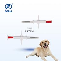 China 1.25*8mm Animal ID Microchip 134.2 KHz Read Range 3-10 Cm For Dogs Track Pet Tracking Chip dog tracker chip for sale